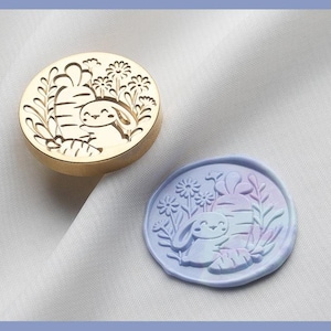 Paper Airplane/rabbit/flower/butterfly Seal，wax Seal Stamp, European ...
