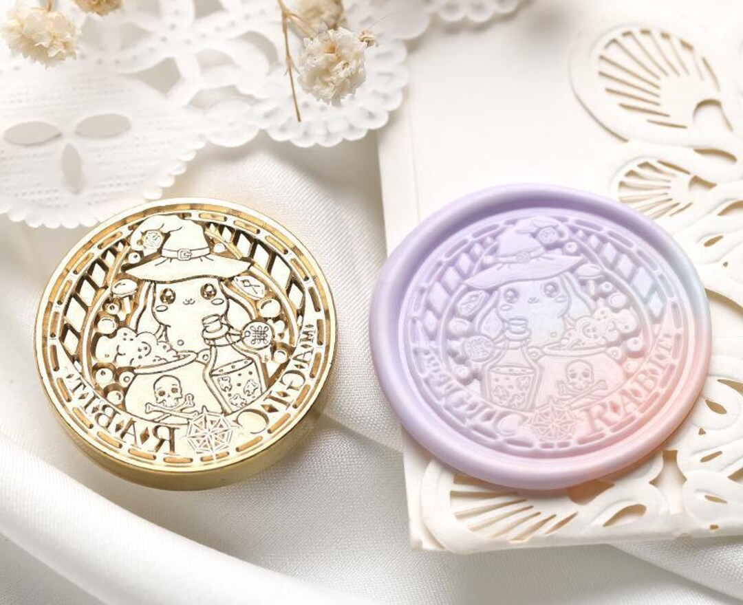 Magic Rabbit Seal，wax Seal Stamp，wax Seal Decorative Seal, Envelope ...