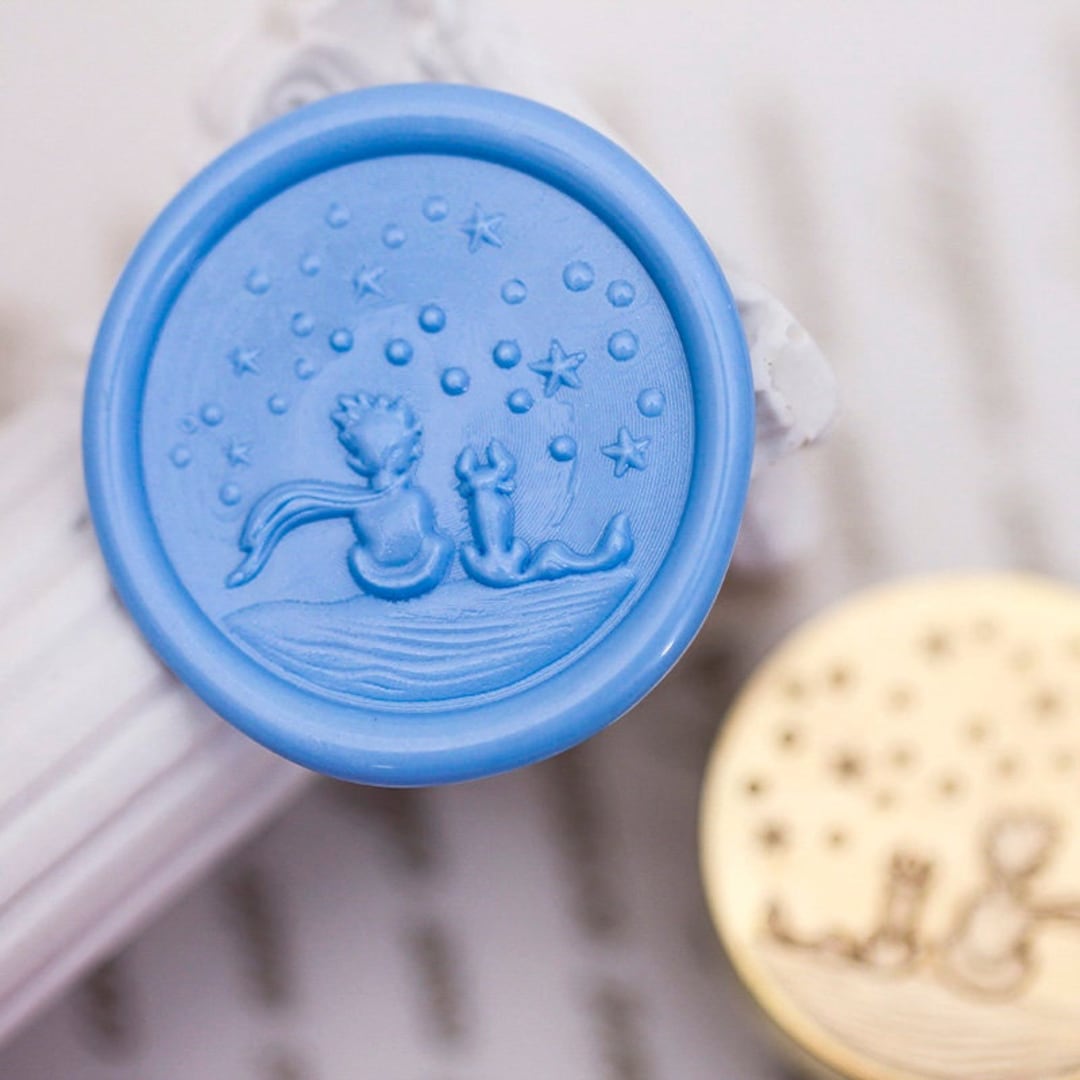 Little Prince and Fox Seal，wax Seal Stamp，wax Seal Decorative Seal ...