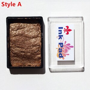 Retro Fire Lacquer Seal Professional Coloring Ink Pad / Fire Lacquer ...
