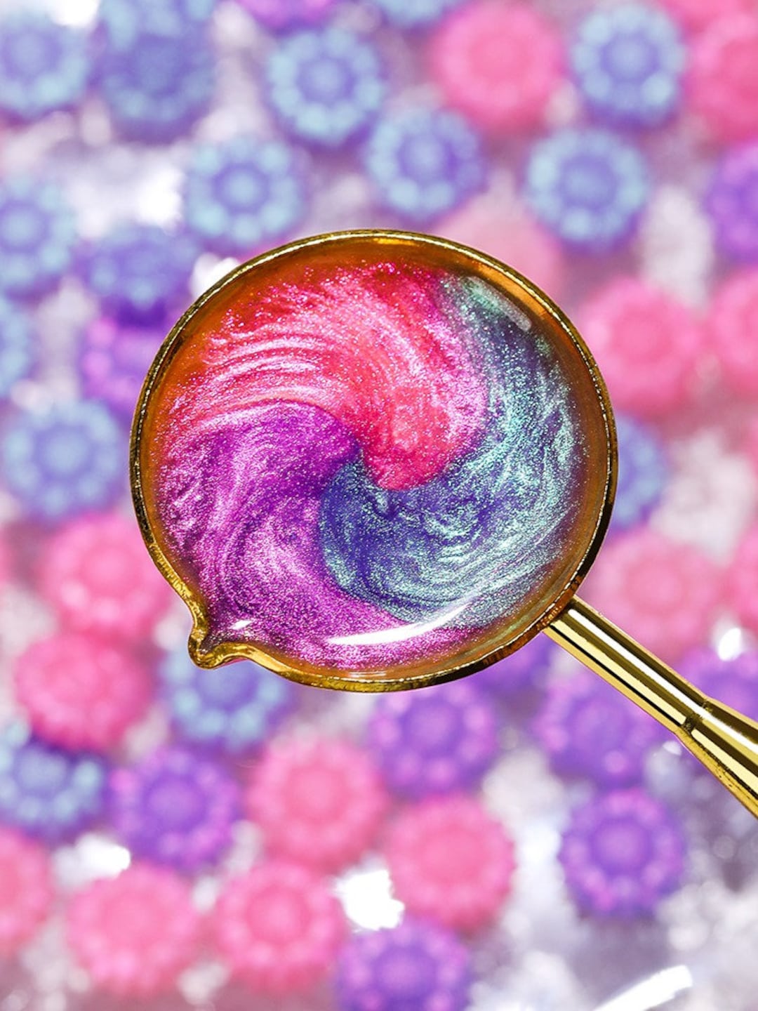 Sunflower Aurora Wax, Mixed Color Wax, Sparkling Powder Wax,wax Sealing ...