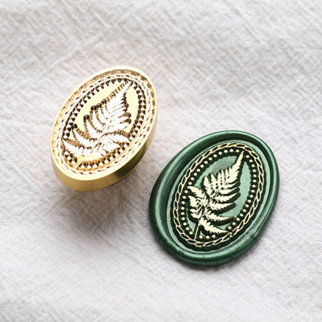 Plant Leaves Seal，wax Seal Stamp，wax Seal Decorative Seal, Envelope ...
