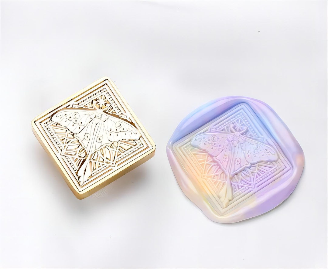 Moths Seal，wax Seal Stamp，wax Seal Decorative Seal, Envelope/invitation ...