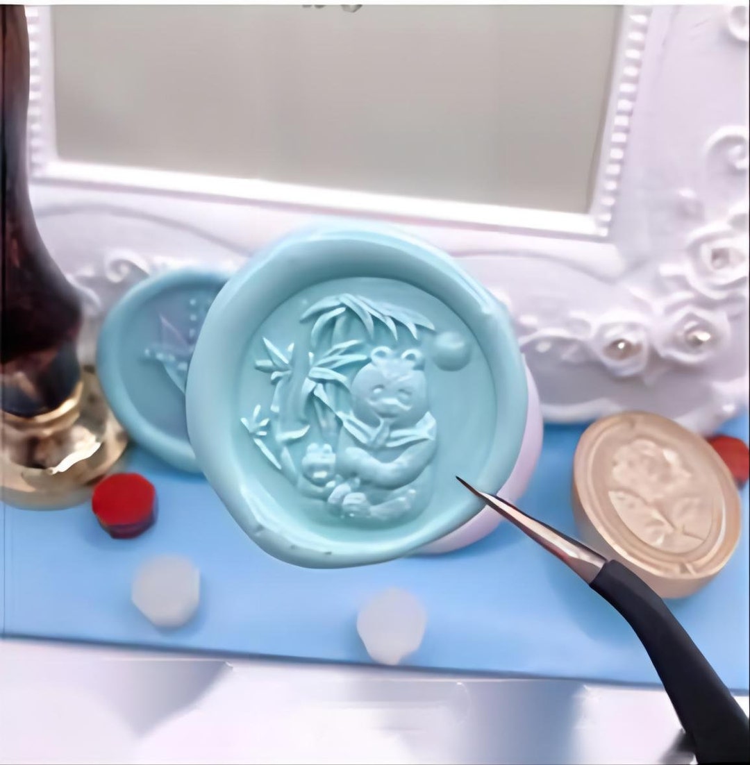 Chinese Panda Seal，wax Seal Stamp，wax Seal Decorative Seal, Envelope ...