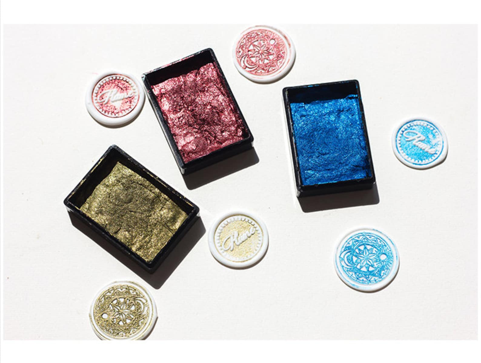 Retro fire lacquer seal professional coloring ink pad / fire | Etsy