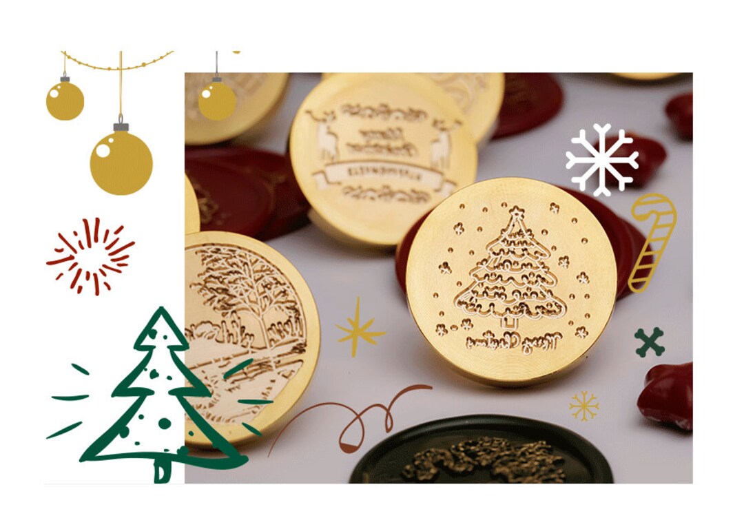 Christmas Series Seals, Christmas,christmas Decor,christmas Crafts ...
