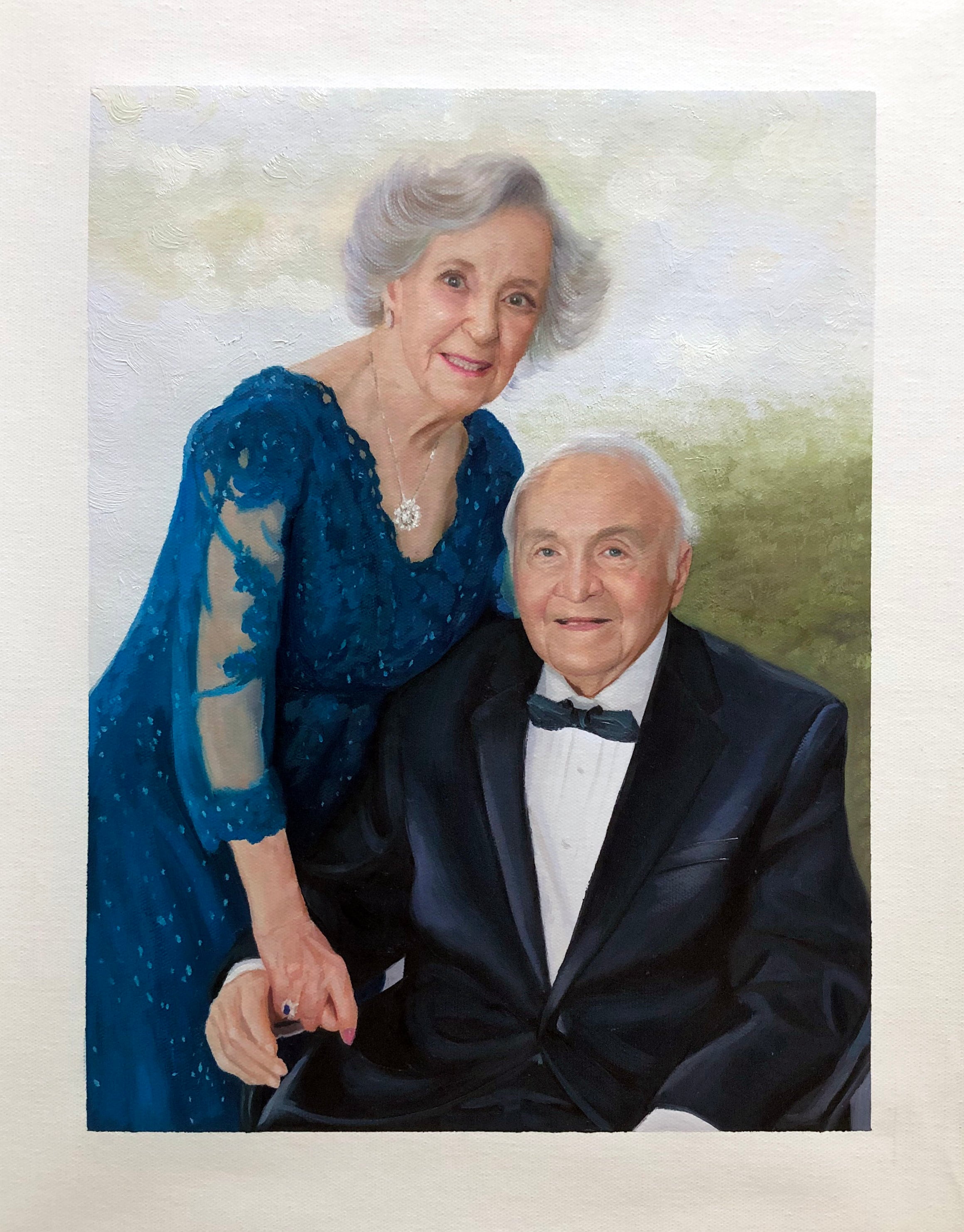 Custom Hand Painted Portraitoil Painting From Photocustom - Etsy
