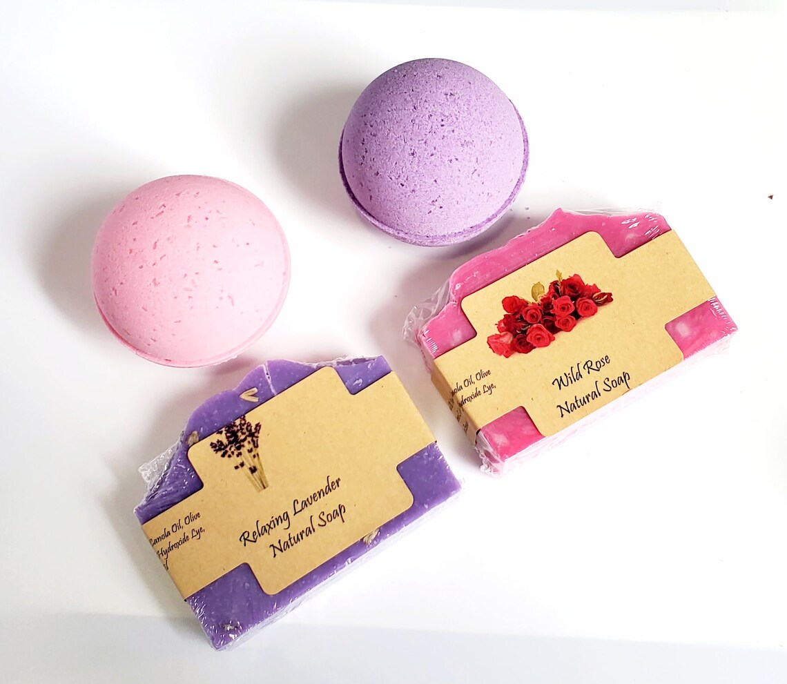 Bath Gift Box | Gifts for Her | Self Care Gift Box | Natural Spa Gift ...
