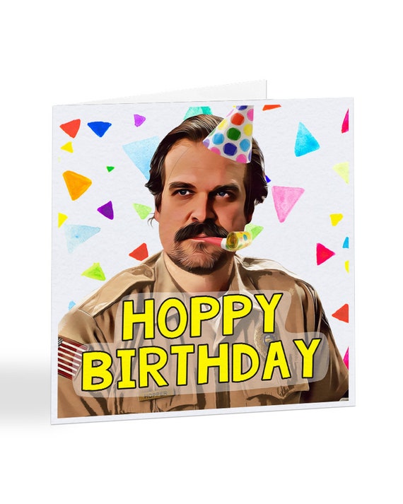 Hoppy Birthday Jim Hopper Birthday Card | Etsy