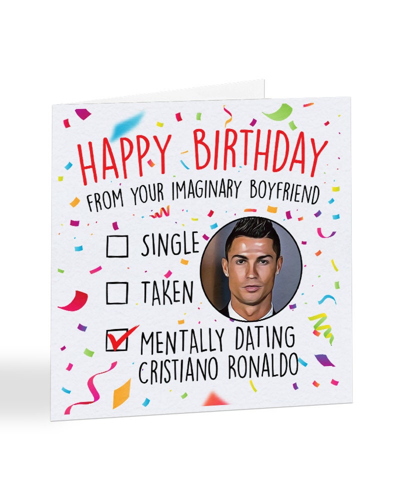Mentalmente Citas Cristiano Ronaldo Tarjeta De Cumpleaños Etsy