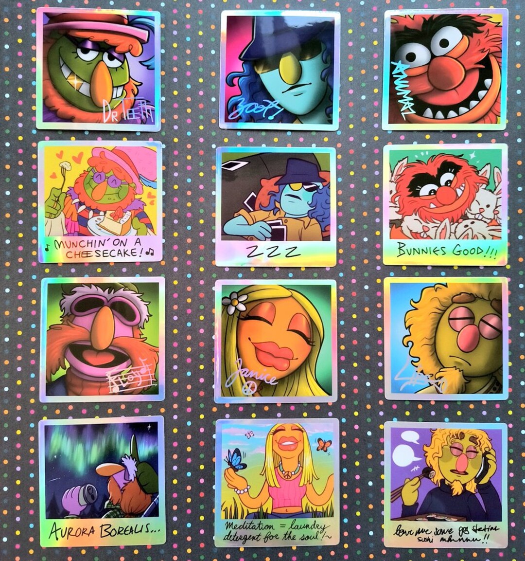 Mayhem Band Holo Stickers - Etsy