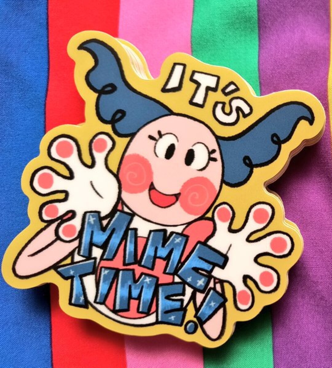 Mime Time Sticker - Etsy