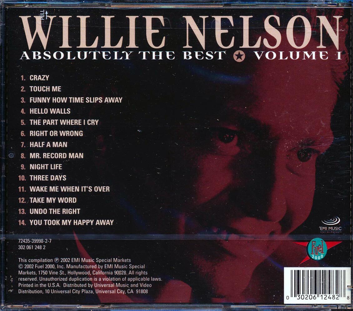 Willie Nelson Absolutely the Best Volume I CD *SEALED* - Etsy