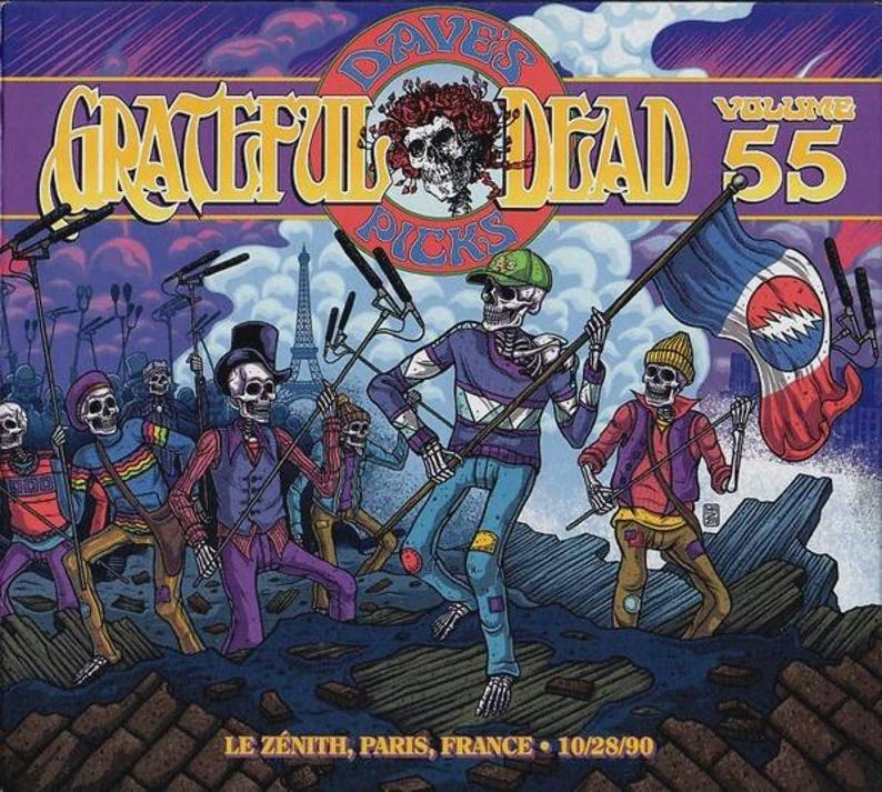 GRATEFUL DEAD Dave's Picks Vol. 55 Le Zénith, Paris France 10/28/90 ...