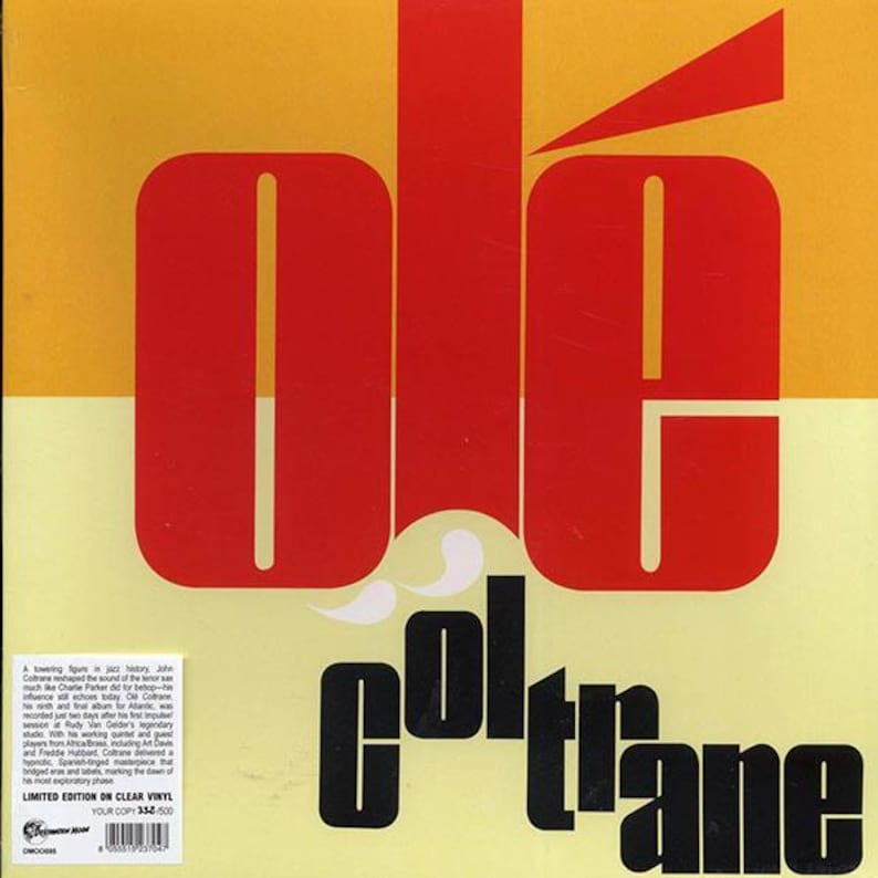 JOHN COLTRANE Ole' Coltrane *sealed* Clear Vinyl L P /500 With Hype ...
