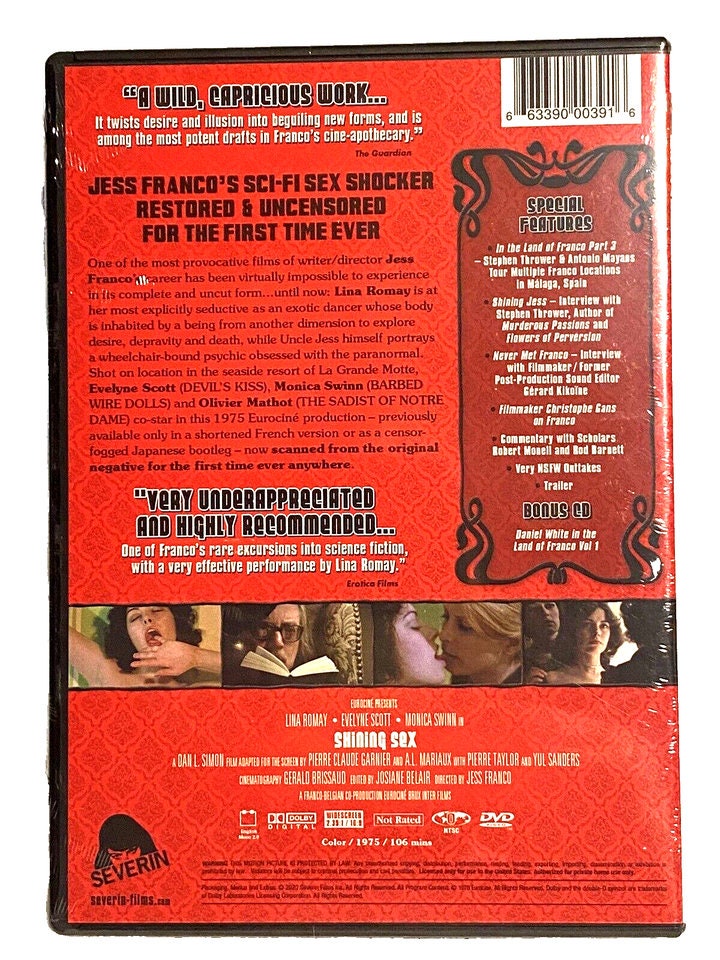Shining Sex DVD *sealed* Lina Romay, Monica Swinn, Olivier Mathot, JESS ...