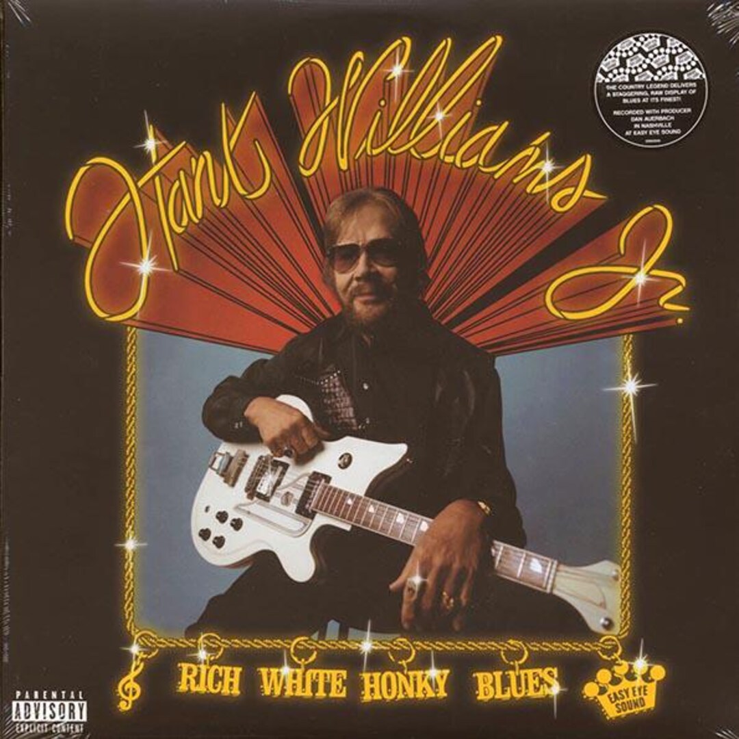 HANK WILLIAMS JR. Rich White Honky Blues *new Sealed* Vinyl L P W/ Hype ...
