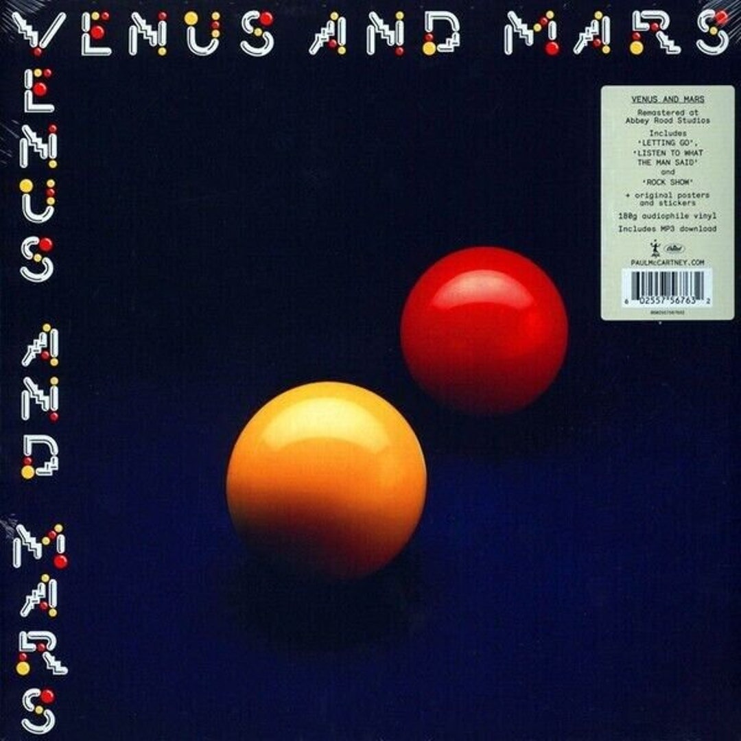 PAUL MCCARTNEY & WINGS Venus and Mars L P Vinyl *sealed* Remastered - Etsy