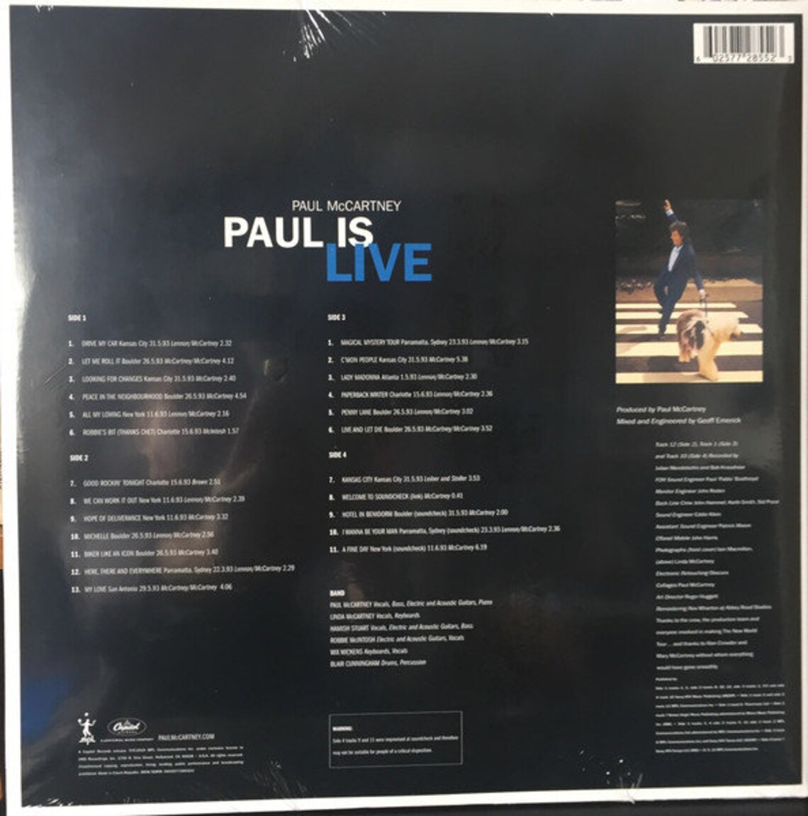 PAUL Mccartney Paul is Live 2 LP Vinyl *sealed*remastered Hype Sticker ...