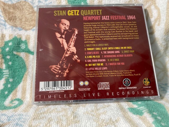Stan Getz Newport Jazz Festival 1964 CD *SEALED* - Etsy