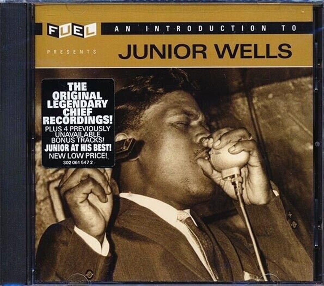 An Introduction to Junior Wells CD *SEALED* Hype Sticker Unreleased Recordings - Etsy