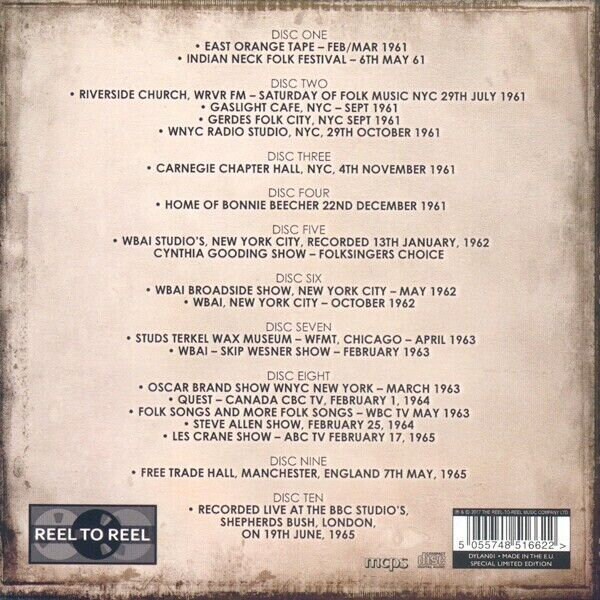 BOB DYLAN Man on the Street 10 CD Box Set *sealed* - Etsy