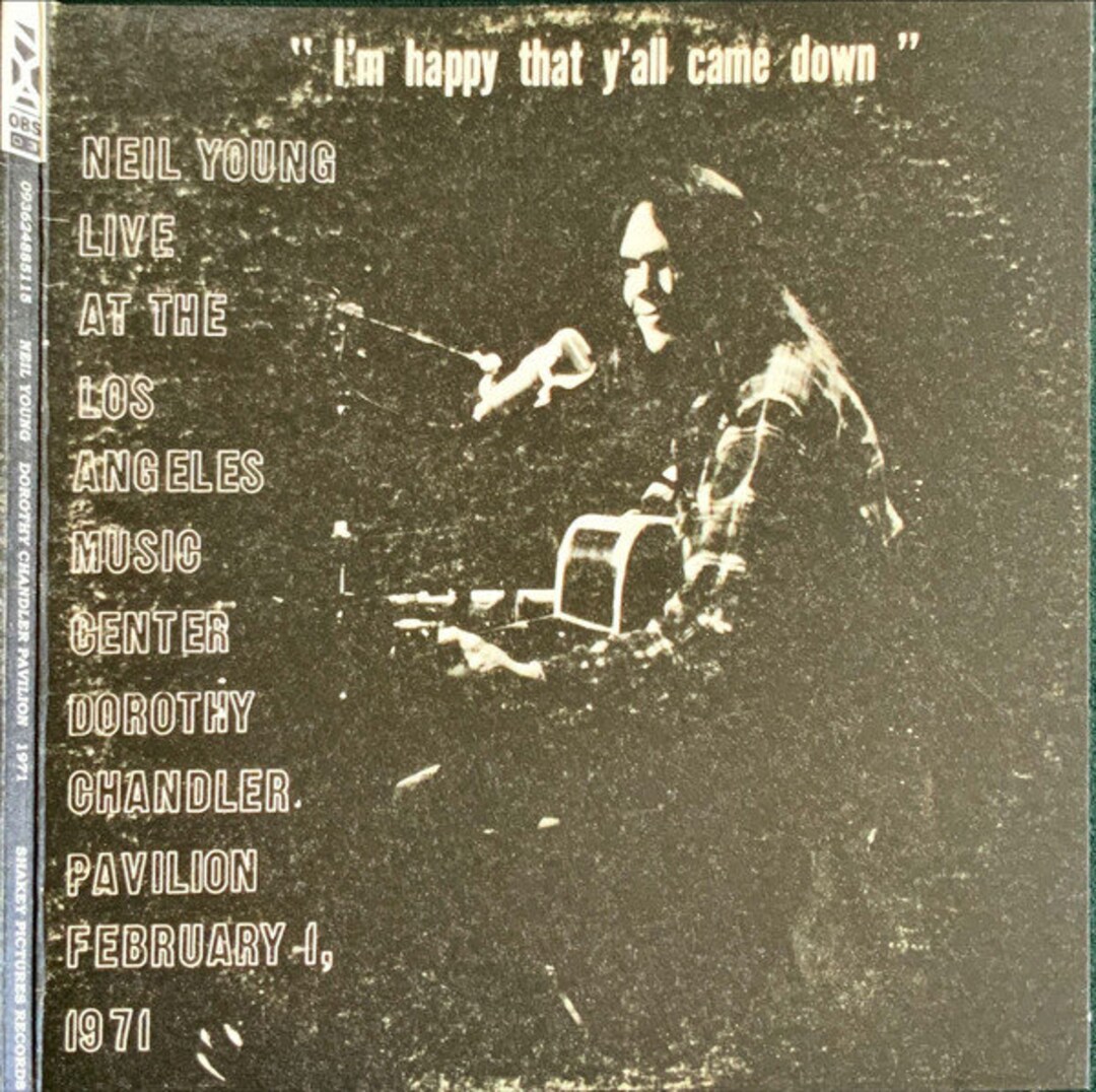 NEIL YOUNG Dorothy Chandler Pavilion 1971 CD *sealed* Archives Release ...