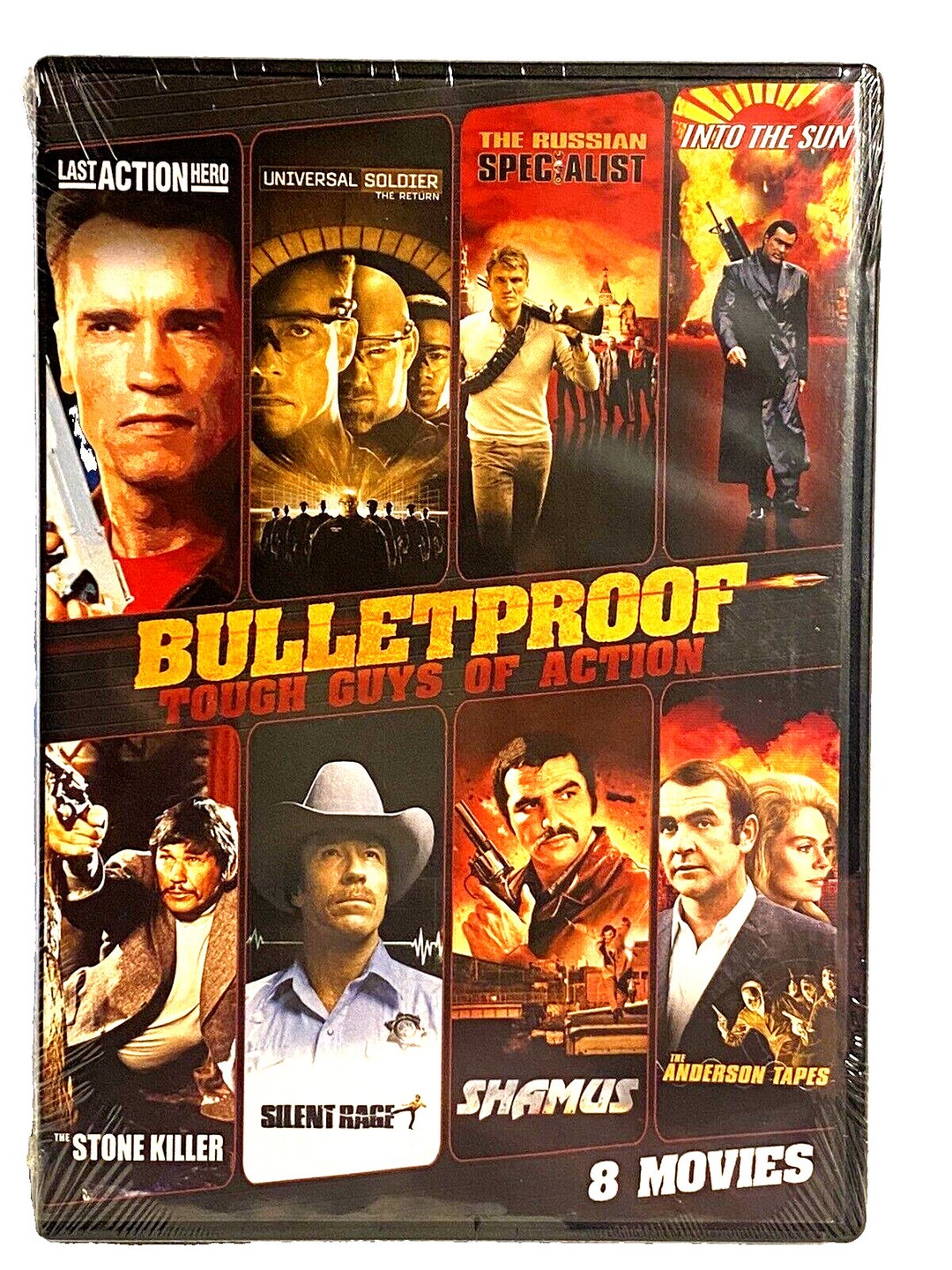 BULLETPROOF Tough Guys of Action 2 DVD With 8 MOVIES *sealed* - Etsy