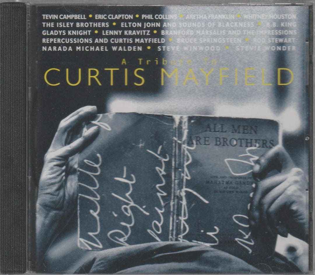A Tribute to CURTIS MAYFIELD *sealed* C D Clapton Phil Collins Elton ...
