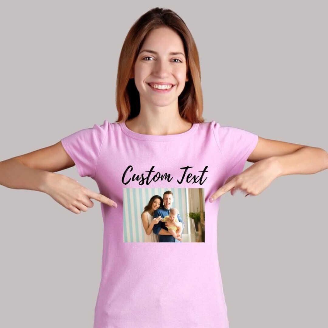 Custom Shirt With Photo, Personalized Photo Shirt, Photo Shirt, Custom ...