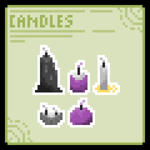 Pride Candle Sticker Set lesbian, Rainbow, Bi, Trans, Pan, Ace Flags - Etsy