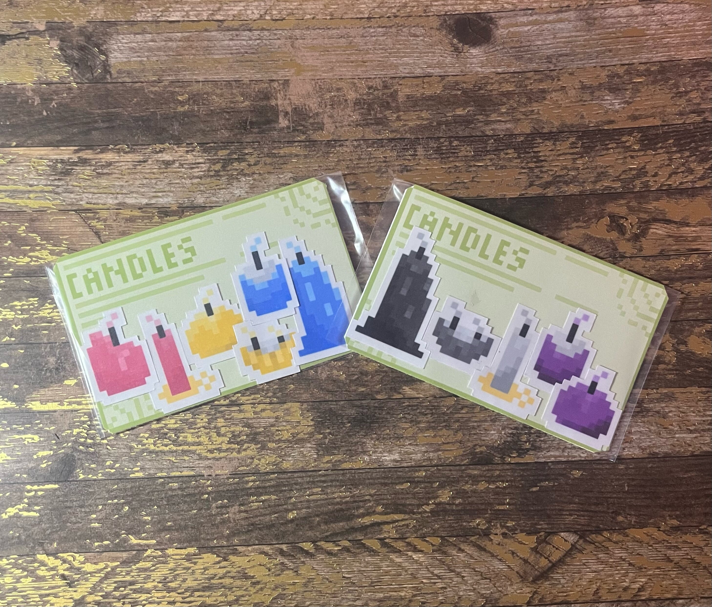 Pride Candle Sticker Set lesbian, Rainbow, Bi, Trans, Pan, Ace Flags - Etsy