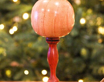 Hand Turned Wood Christmas Ornament - Etsy