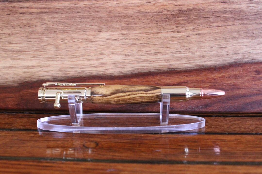 Hand Turned Bolt Action Rifle Pen - Etsy