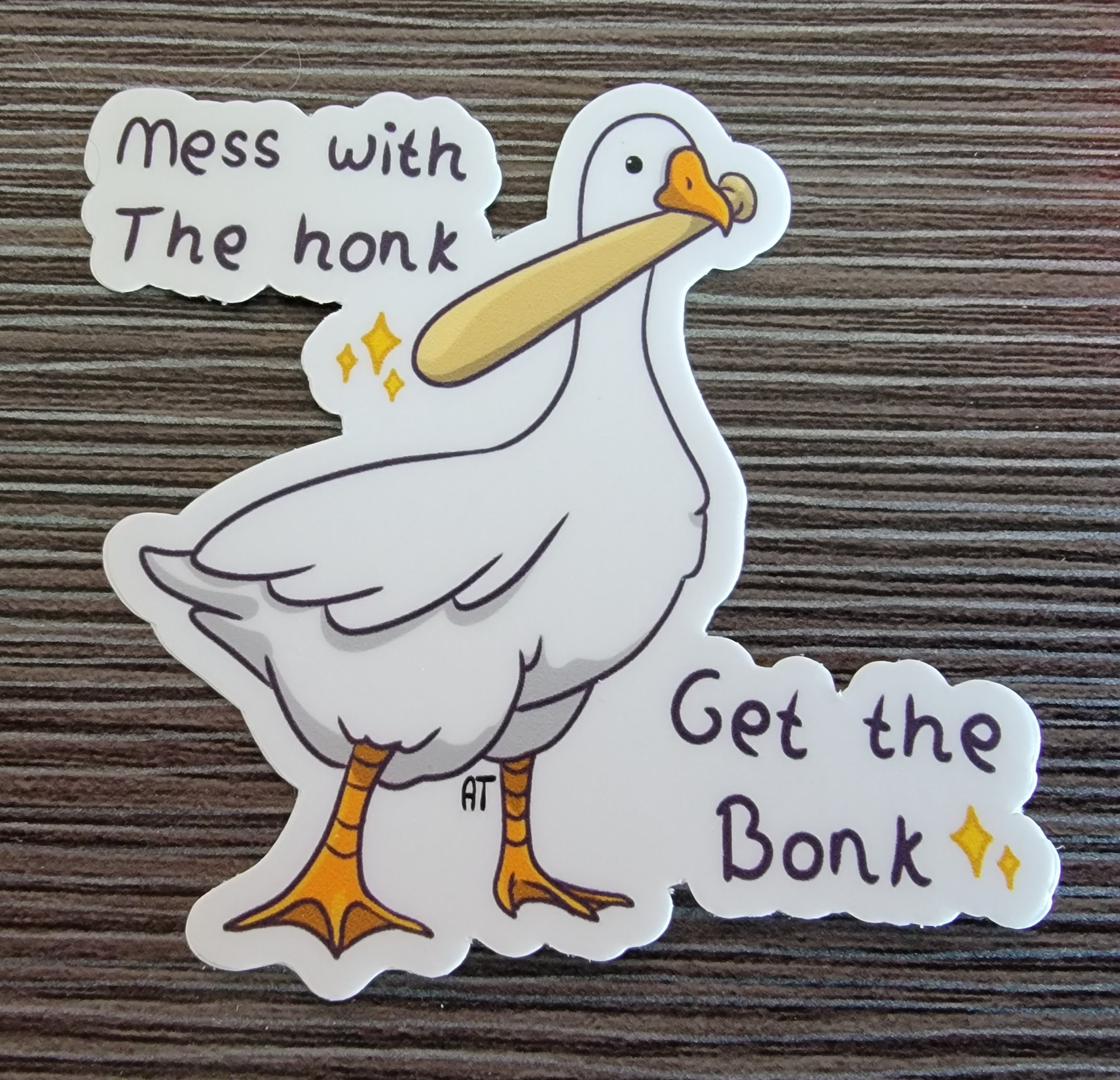 Honk-bonk 3" X 3" Sticker/magnets (choose Variations) - Etsy