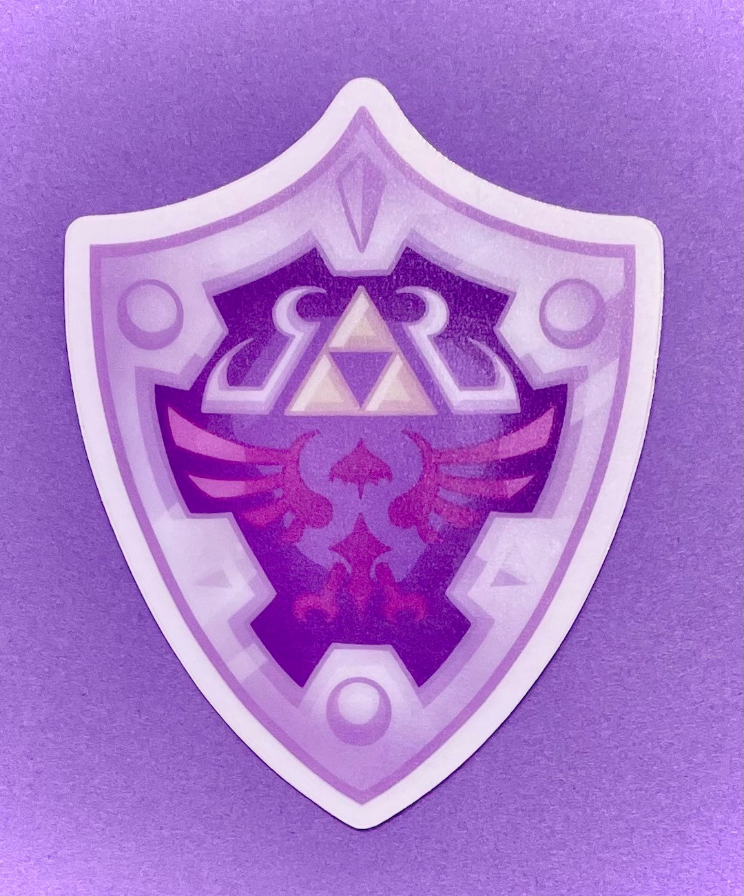 Legend of Zelda Hylian Shield Clear Vinyl Sticker - Etsy