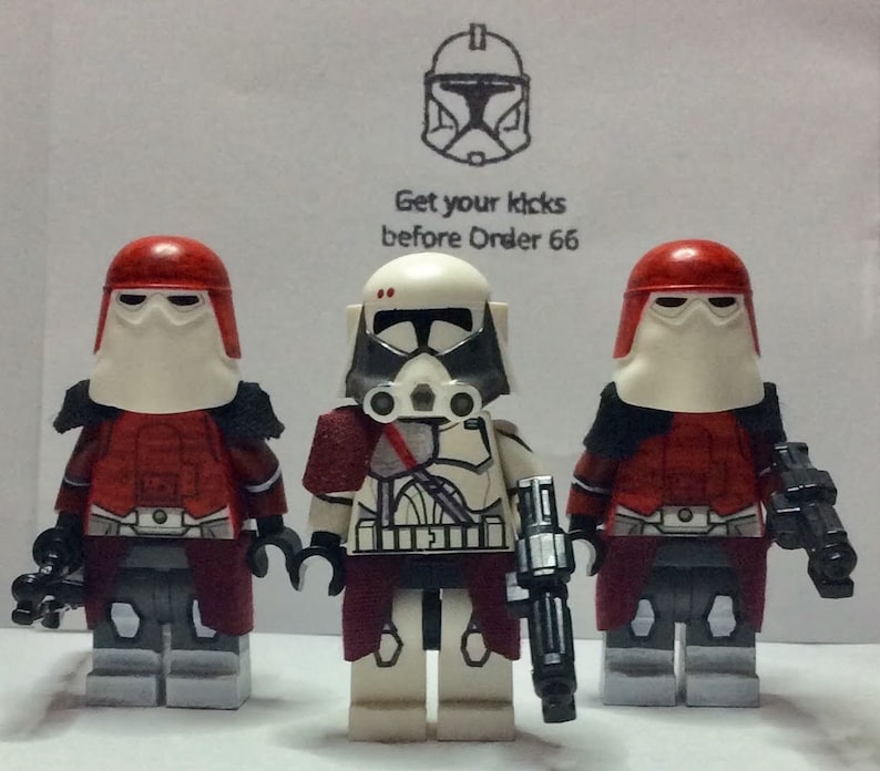 Lego Star Wars Custom Clone Troopers Commander Bacara Set | Etsy