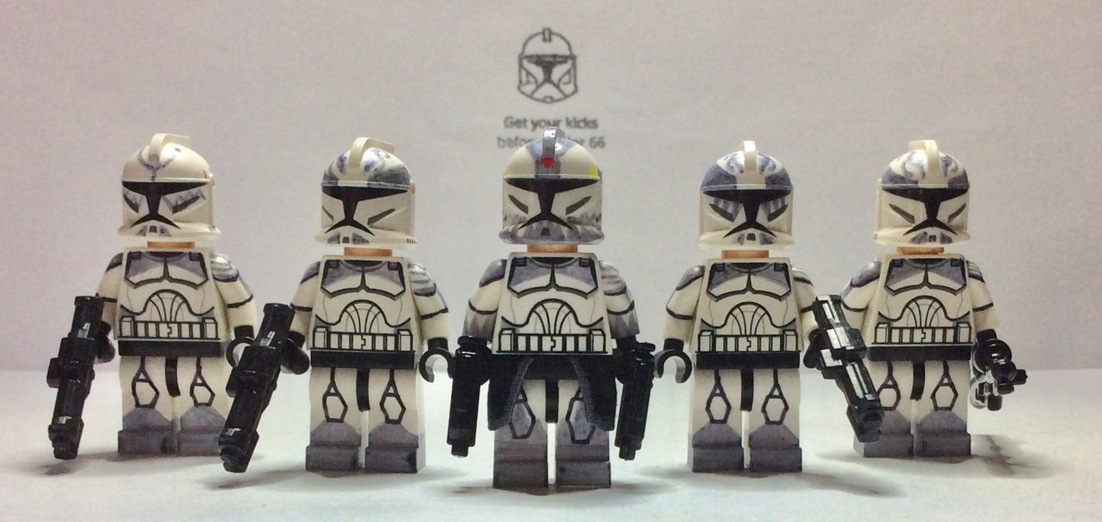 Lego Star Wars Custom Clone Troopers Commander Wolffe 104th - Etsy UK