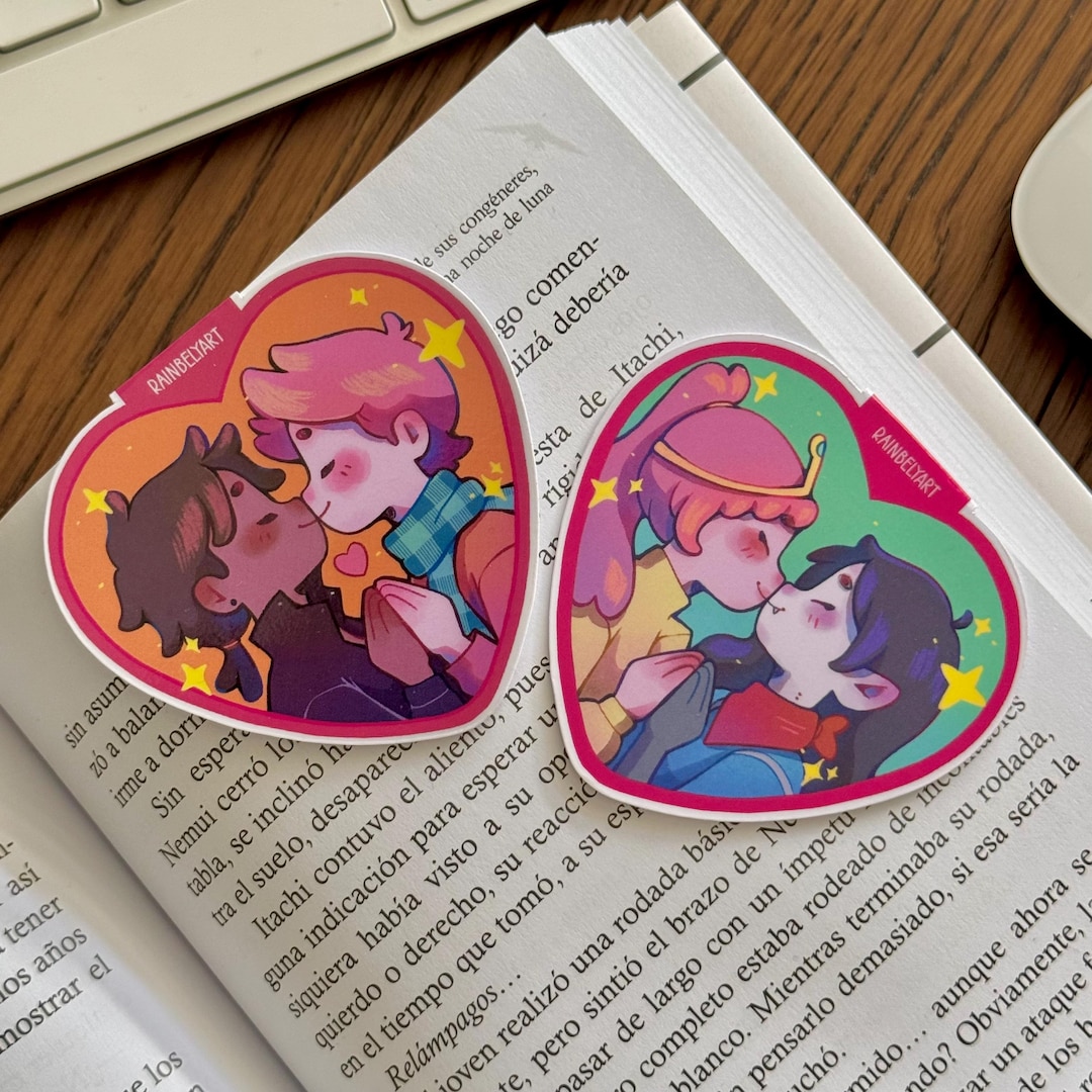 Adventure Time Bookmark- Adventure Time Kissing Bookmark | Prince ...