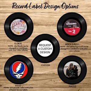 Vinyl Record Table Numbers, 7 Inch, Wedding Decor, Centerpiece, Music ...