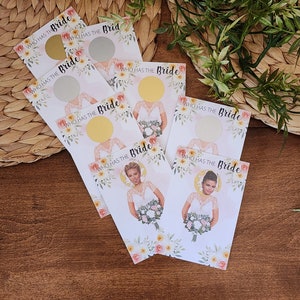 Who Has the Bride Bridal Shower Scratch off Game, Printed Cards ...
