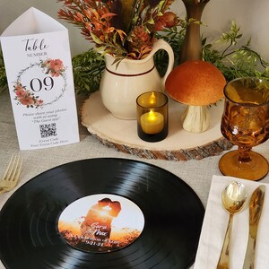 Vinyl Record Plate Chargers, Authentic 33's, Custom Labels, Table Decor ...