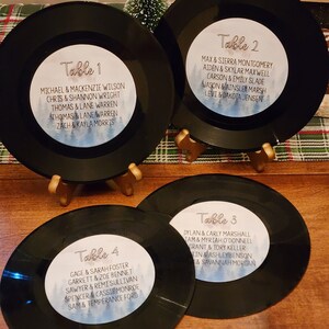 Vinyl Record Wedding Invitations, Authentic 45 Vinyl Record, Custom ...