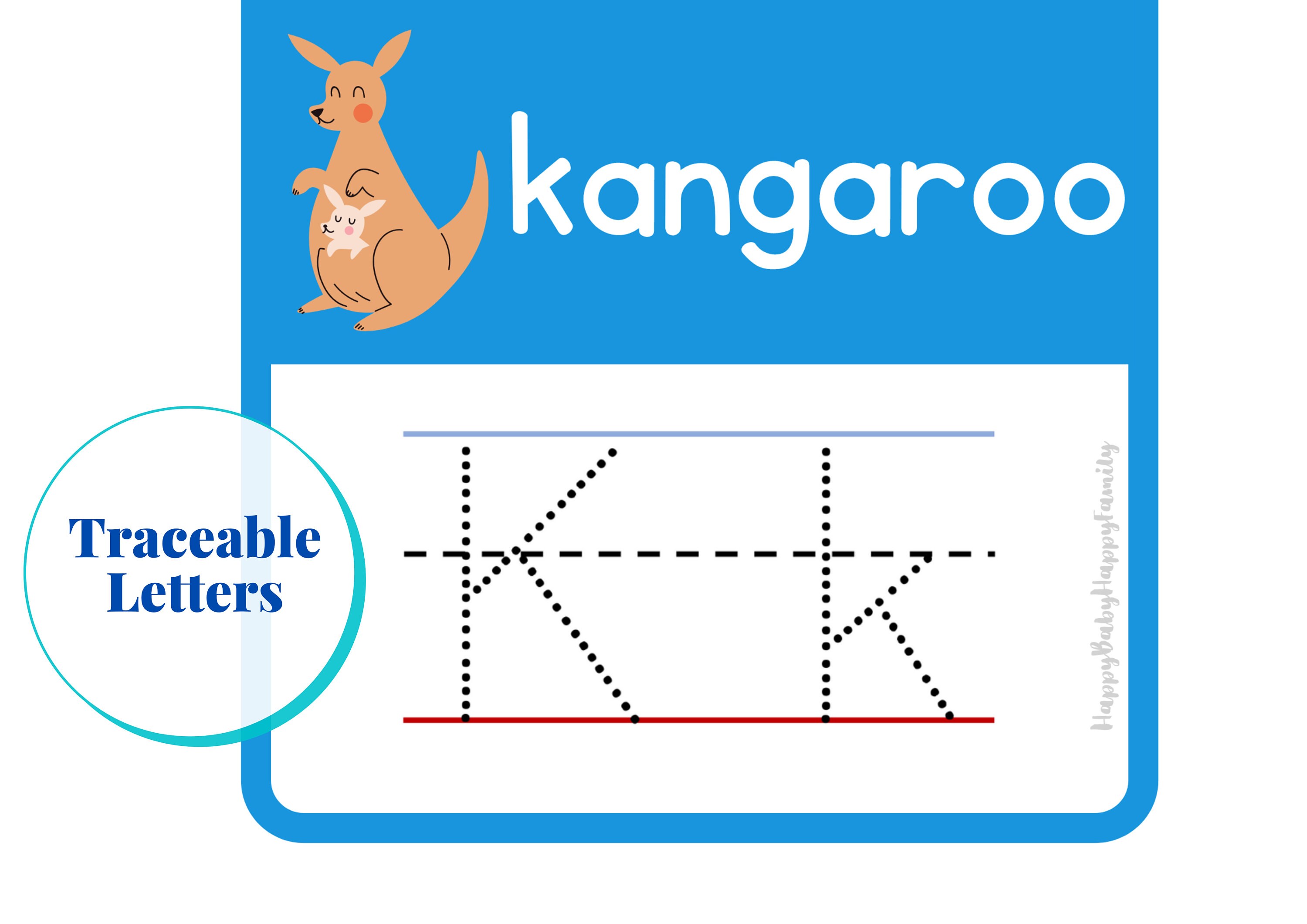 26 Printable Animal Alphabet Tracing Flashcards/ Tracing Guide/ Writing ...