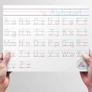 2 Printable Alphabet Directional Letters Tracing/ Tracing Guide ...