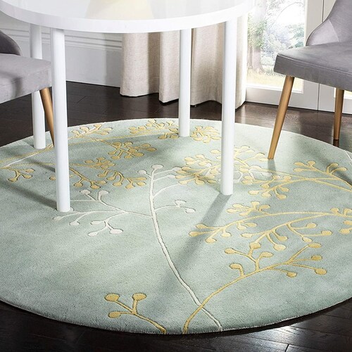 Traditional Handwoven Round Rug Carpet Premium Wool Rug 100% - Etsy