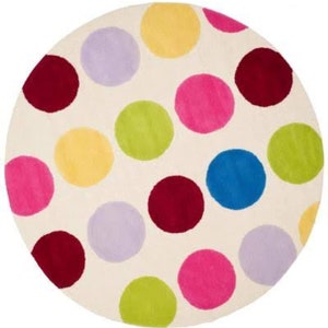 Unique Hand Tuft Modern Round Rug Carpet Premium Wool Rug 100% - Etsy