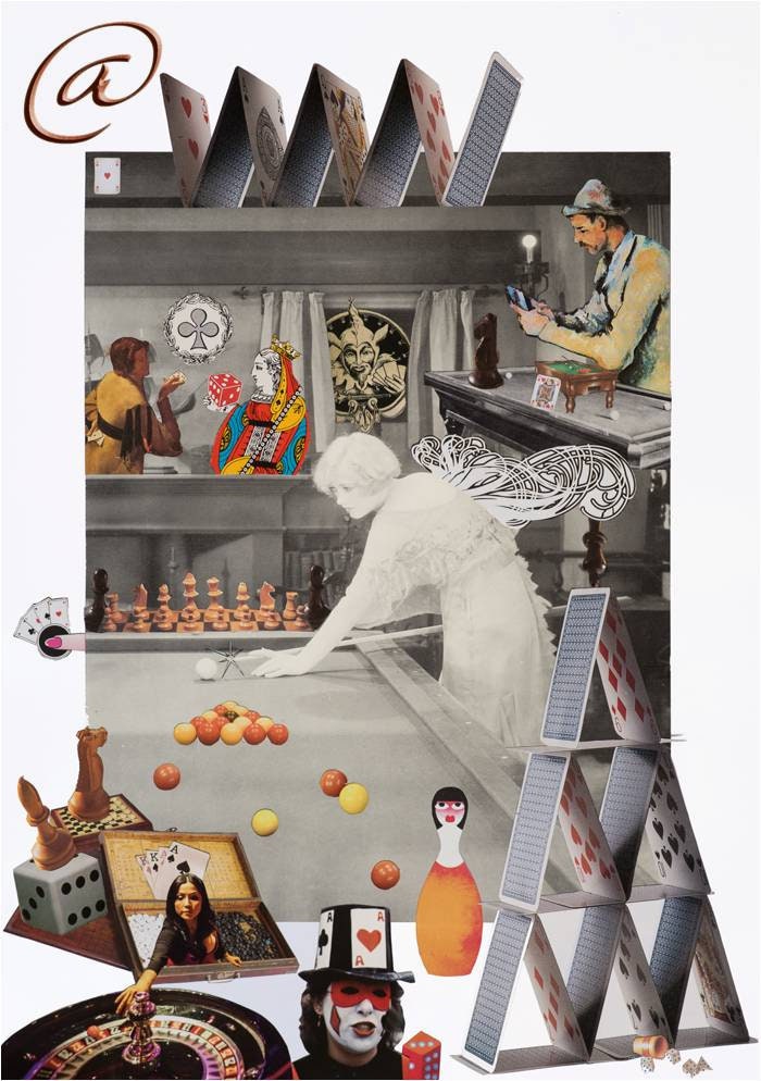 Other Assemblage Mixed Media & Collage feminism deco painting humor ...