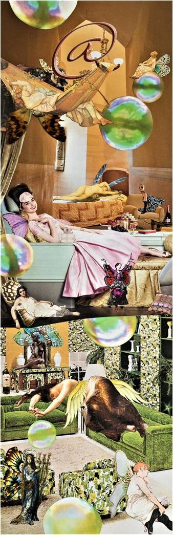 Other Assemblage Mixed Media & Collage feminism deco painting humor ...