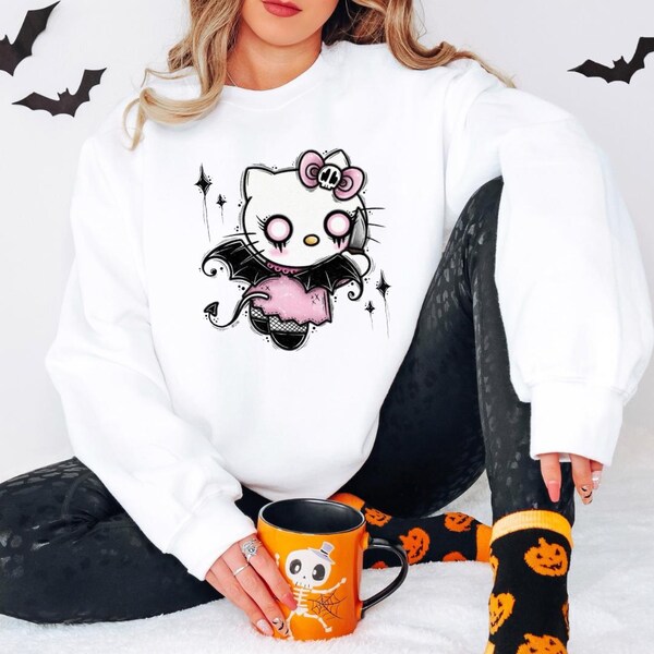 Goth hello kitty - Etsy